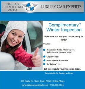 Dallas European Auto Specials in Dallas and Plano, TX